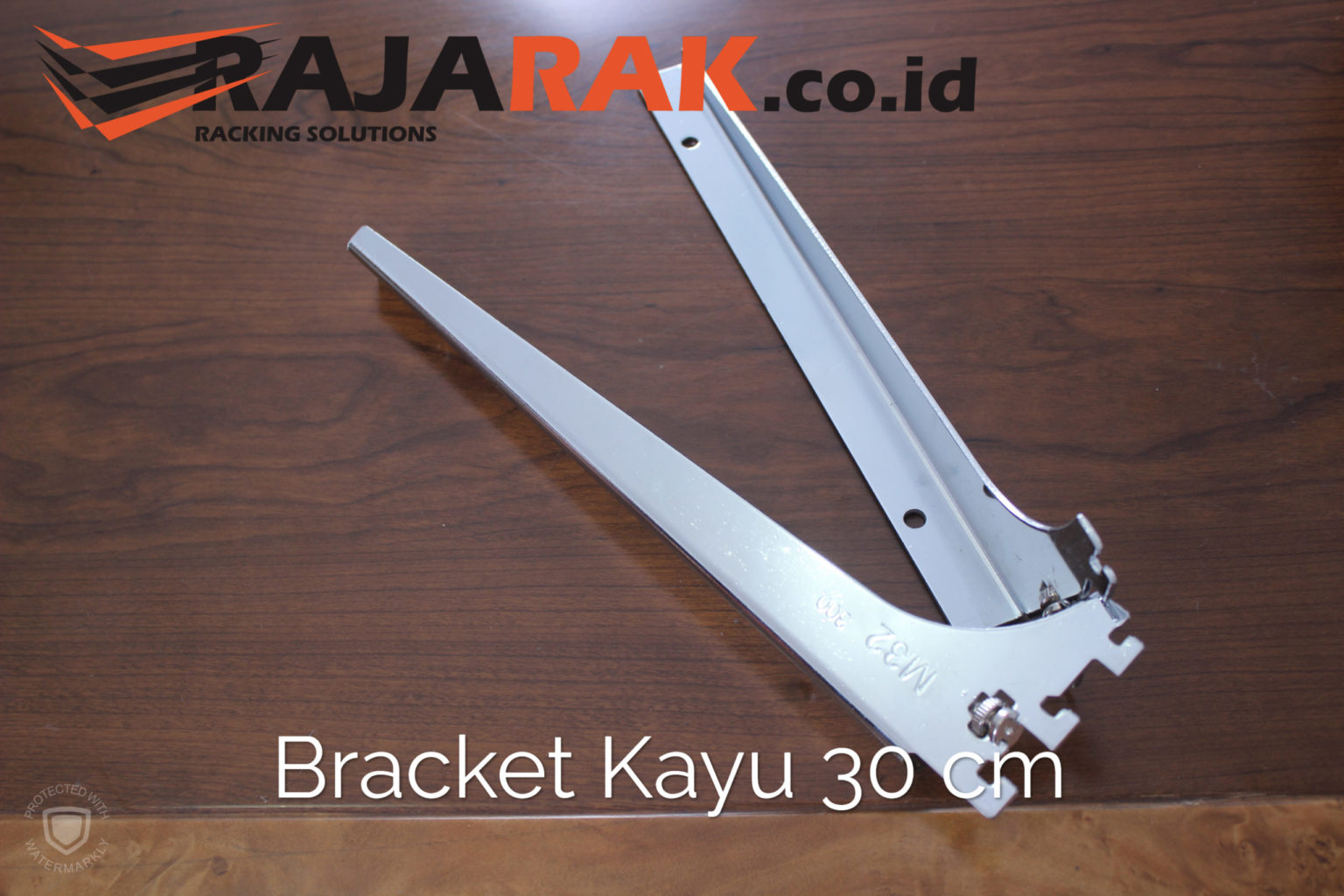 Daun Bracket Kayu 30 cm Tebal 3 mm – Rak Dinding – Rak Kayu – Display ...