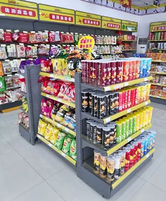 Rak Toko Kelontong Modern, Bikin Display Toko Makin Menarik